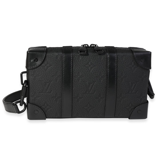 Louis Vuitton | Bags | Louis Vuitton Black Monogram Embossed Taurillon ...